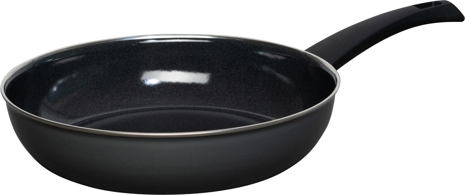 Riess Pfanne aus Emaille in dark grey bei KochForm