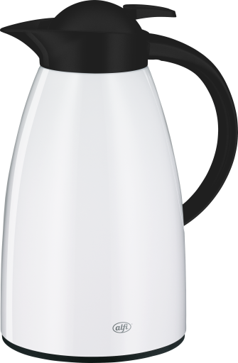 alfi Isolierkanne Signo One Coconut White Matt, 1 Liter