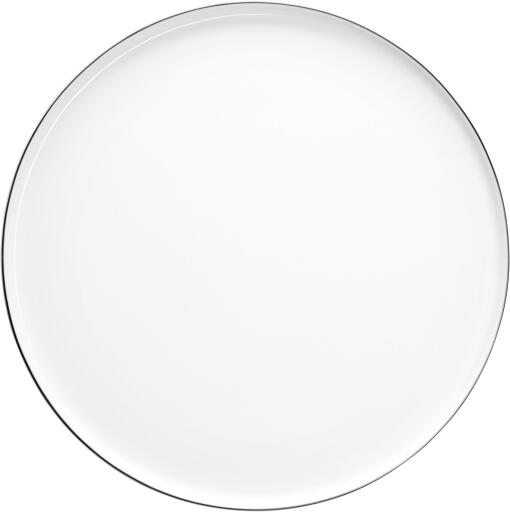 ASA Dessertteller OCO ligne noire in weiß glänzend