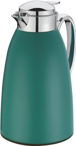 Cilio Isolierkanne Venezia in dunkelgrün matt bei KochForm