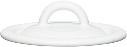 Riess Deckel aus Emaille in weiß, 8 cm bei KochForm
