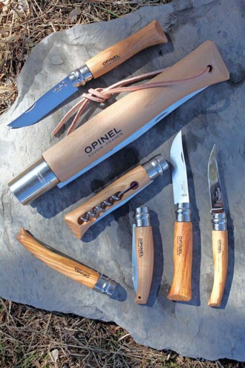 Opinel Messersortiment, 30 Messer, Carbon - KochForm
